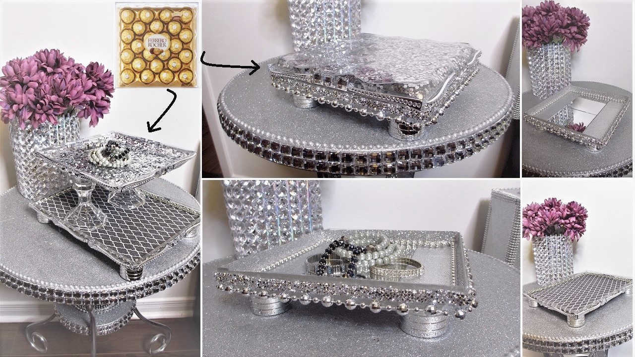 Turning an Empty Ferrero Rocher Box into a Beautiful Silver Tray ...